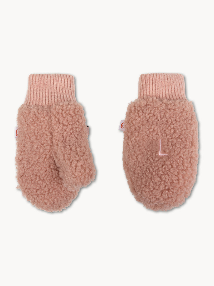 Teddy Mittens Powder Pink – Le Olive
