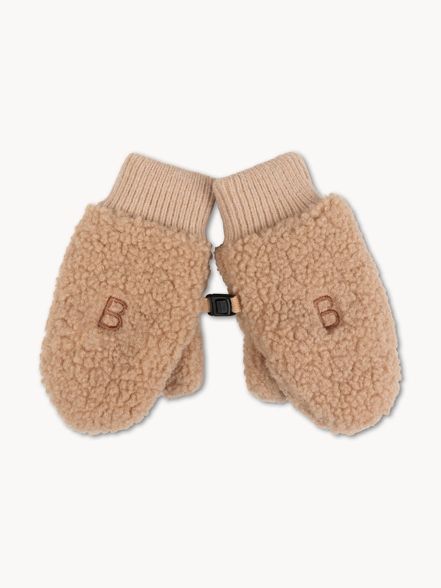 Teddy Mittens Beige – Le Olive