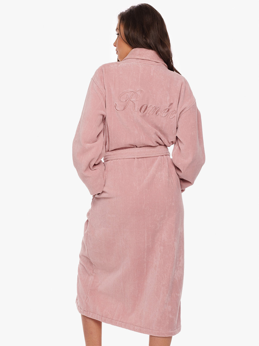 Badjas Katoen Powder Pink – Le Olive